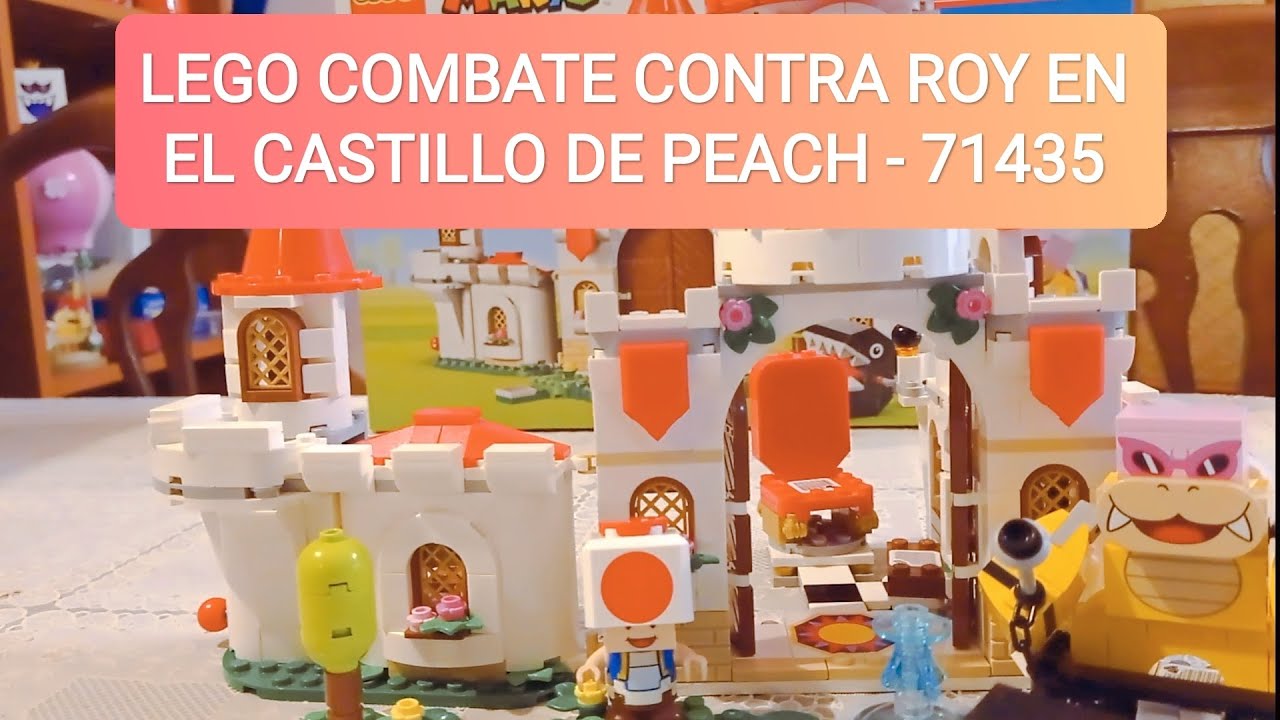 LEGO SUPER MARIO Combate contra Roy en el castillo de Peach - 71435 ...