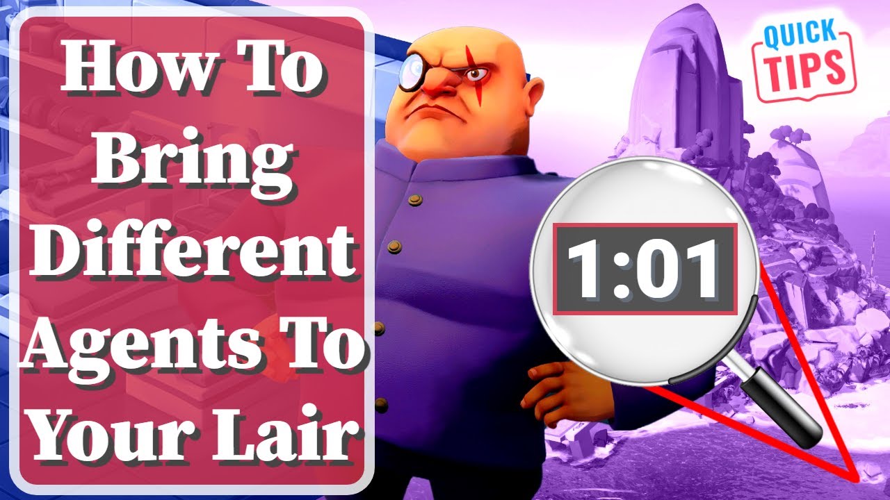 Evil Genius 2 - How To Bring Different Agents To Your Lair - YouTube