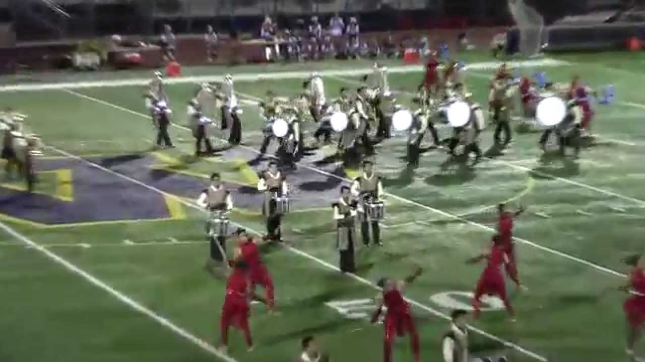 WARREN MARCHING BAND & COLOR GUARD HALFTIME FOOTBALL GAME - YouTube
