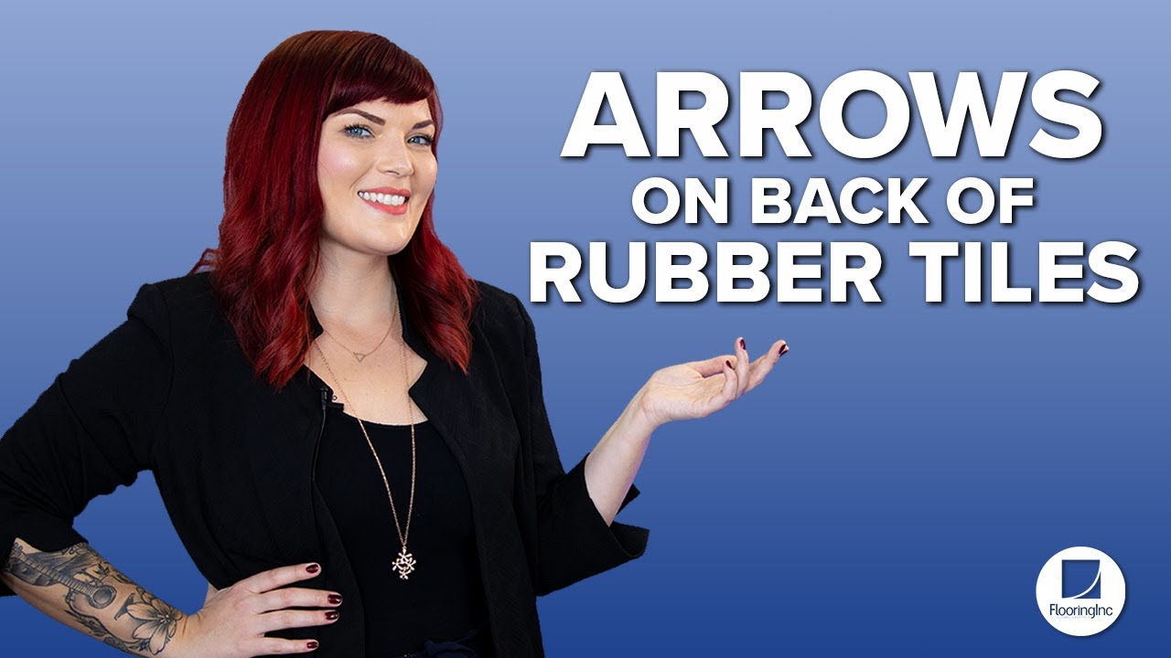 Arrows on Back of Rubber Tiles - The best Installation Method - YouTube