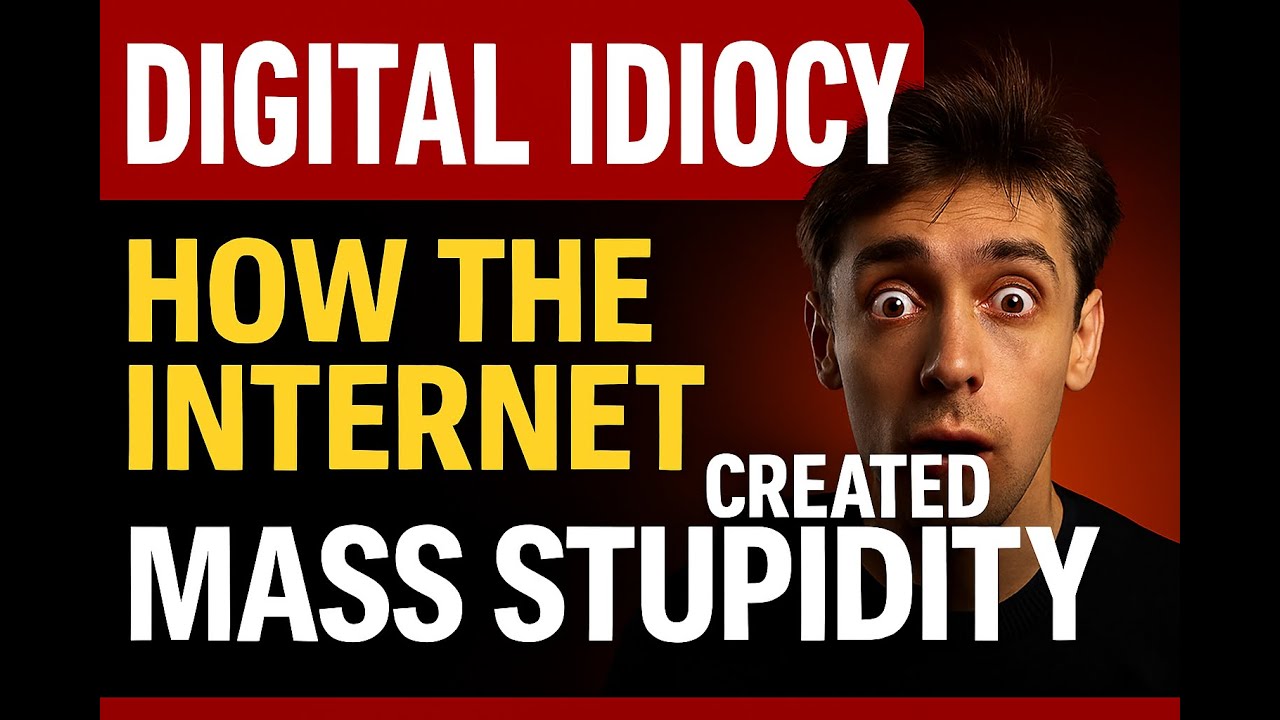 Digital idiocy: how the internet created mass stupidity - YouTube