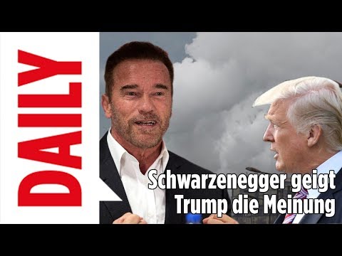 Arnold Schwarzenegger redet Trump ins Gewissen - BILD Daily Live 02.06.17