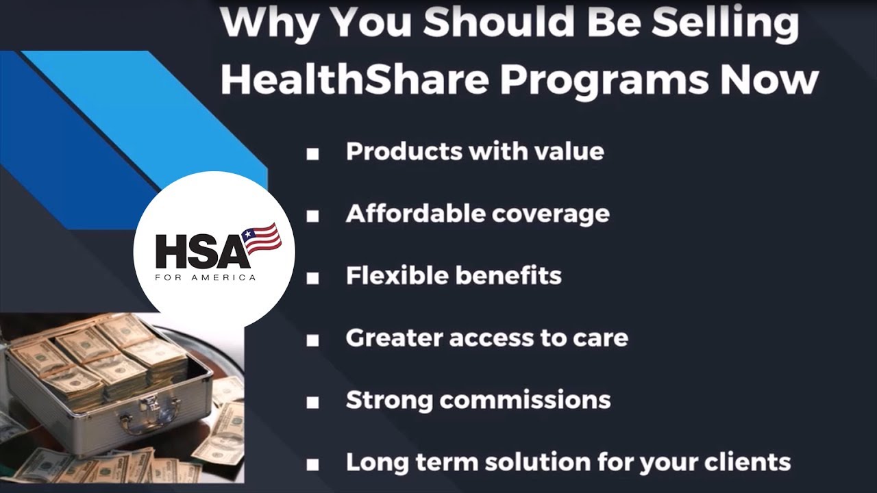 Insurance Agent? Start Selling Healthshare Programs NOW! - YouTube