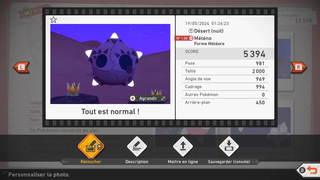 Minior 1☆ 5394 - New Pokémon Snap - YouTube