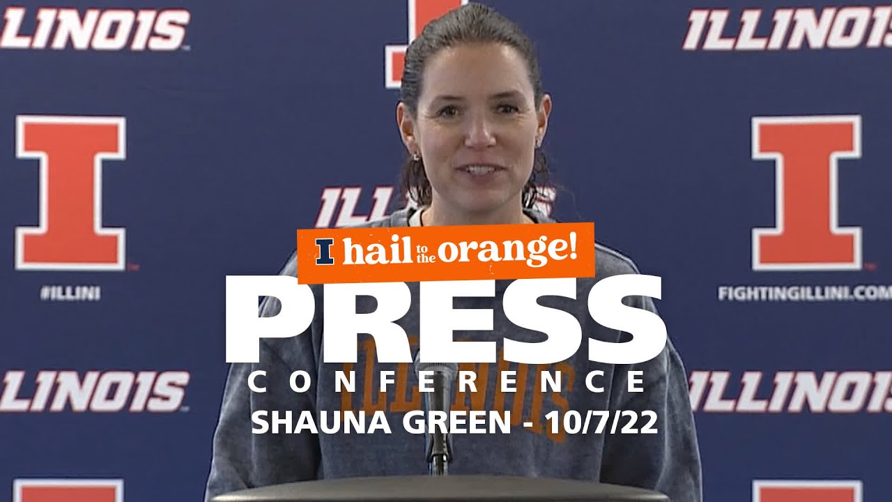 Illini WBB | Head Coach Shauna Green Press Conference - 10/7/22 - YouTube