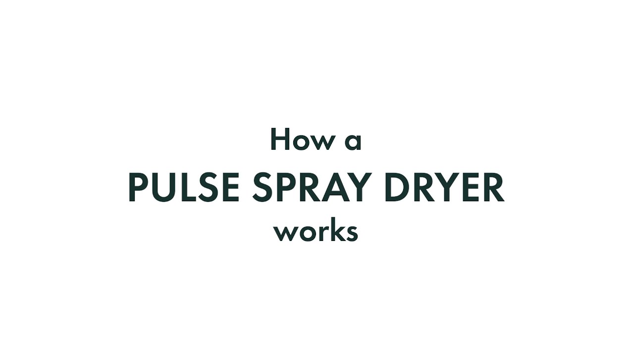 How a Pulse Spray Dryer works - YouTube