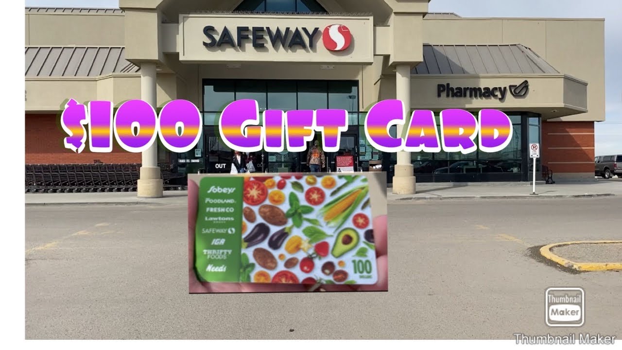 Grocery Shopping @ Safeway | $100 Gift Card - YouTube