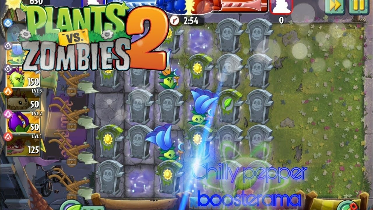 PvZ 2 (2023) | Chilly pepper boosterama | Chilly pepper Chillin season ...