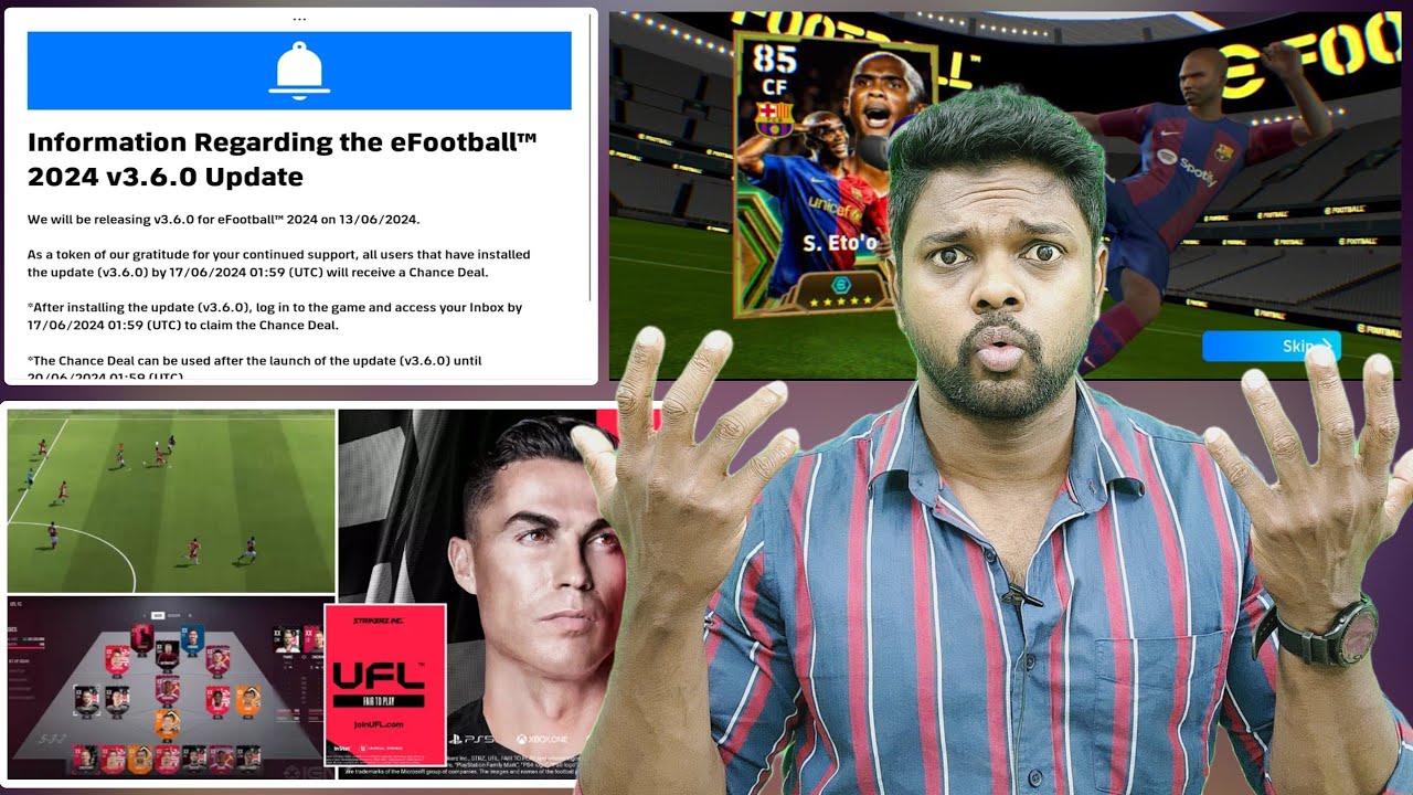 Samuel Eto|Season 7 Coming New Features|CR UFL Game - YouTube