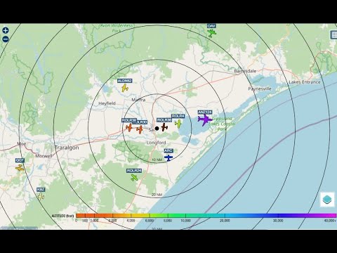 Live ATC East Sale RAAF BASE - AUDIO with ADS-B Flight Data from My ...