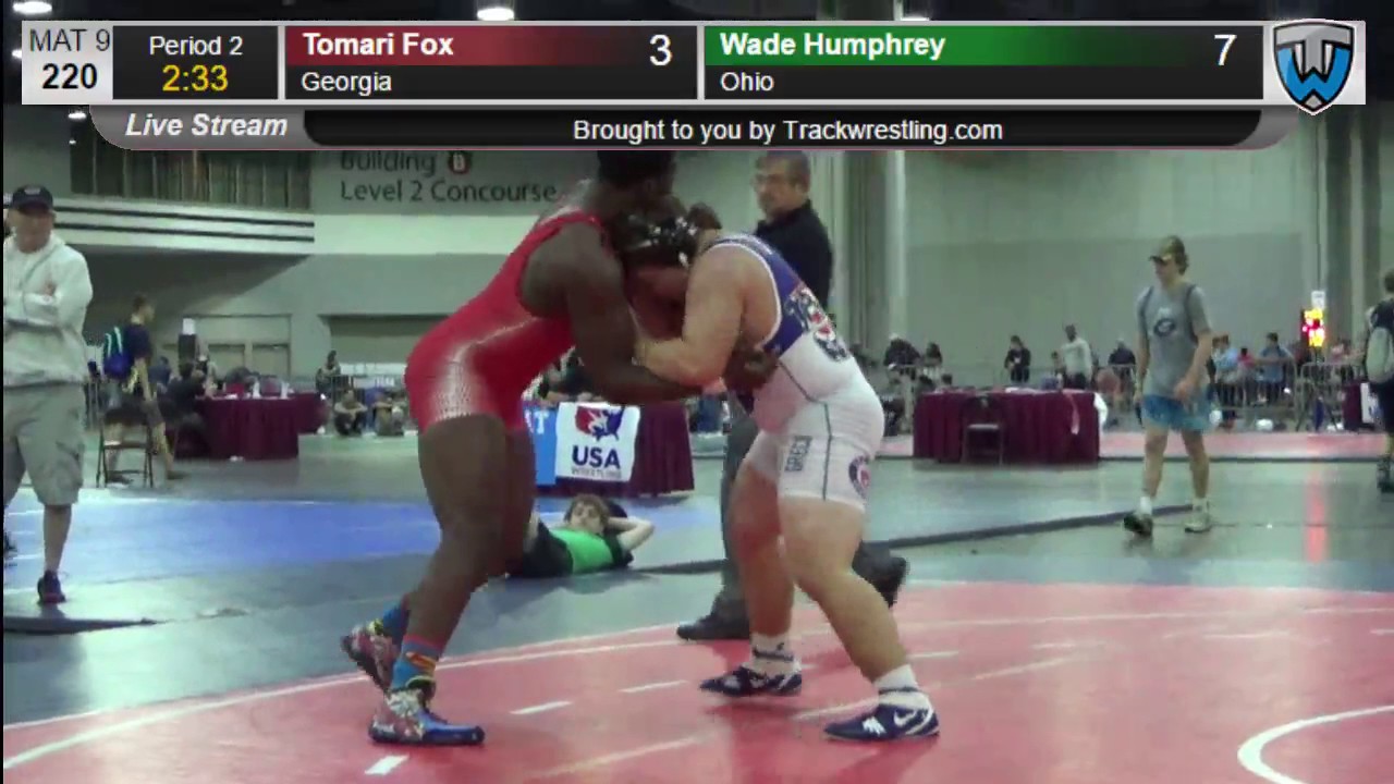 2419 Cadet Men 220 Tomari Fox Georgia vs Wade Humphrey Ohio 3618553104 ...