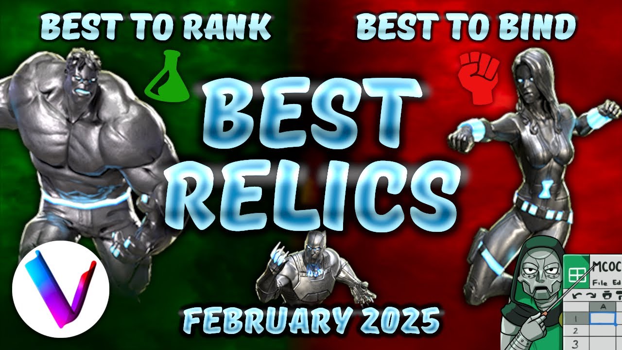 The Best Relic Tier List & Resource in MCoC - Skill & Science - Vega's ...
