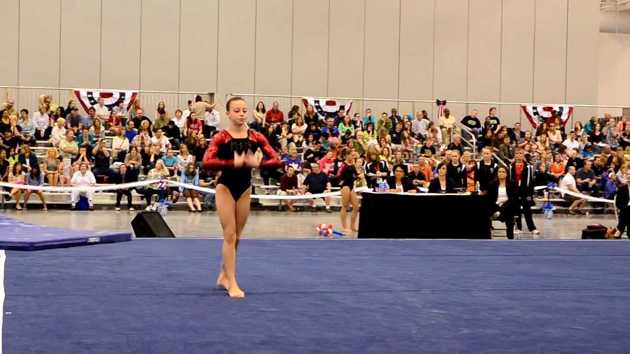 Mackenzie Austin Silver Medal FX at JO Nationals 2012.MOV - YouTube