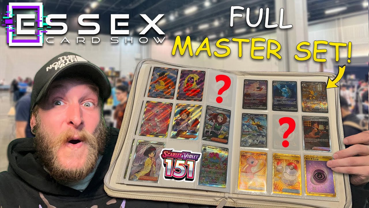 completing my 151 master set At The Essex card show!(also spent £160 on ...