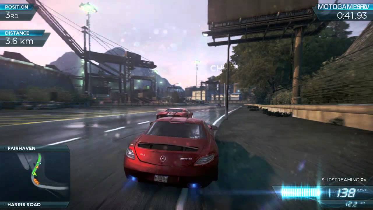 Need for Speed Most Wanted 2012 - Mercedes SLS AMG Gameplay - YouTube