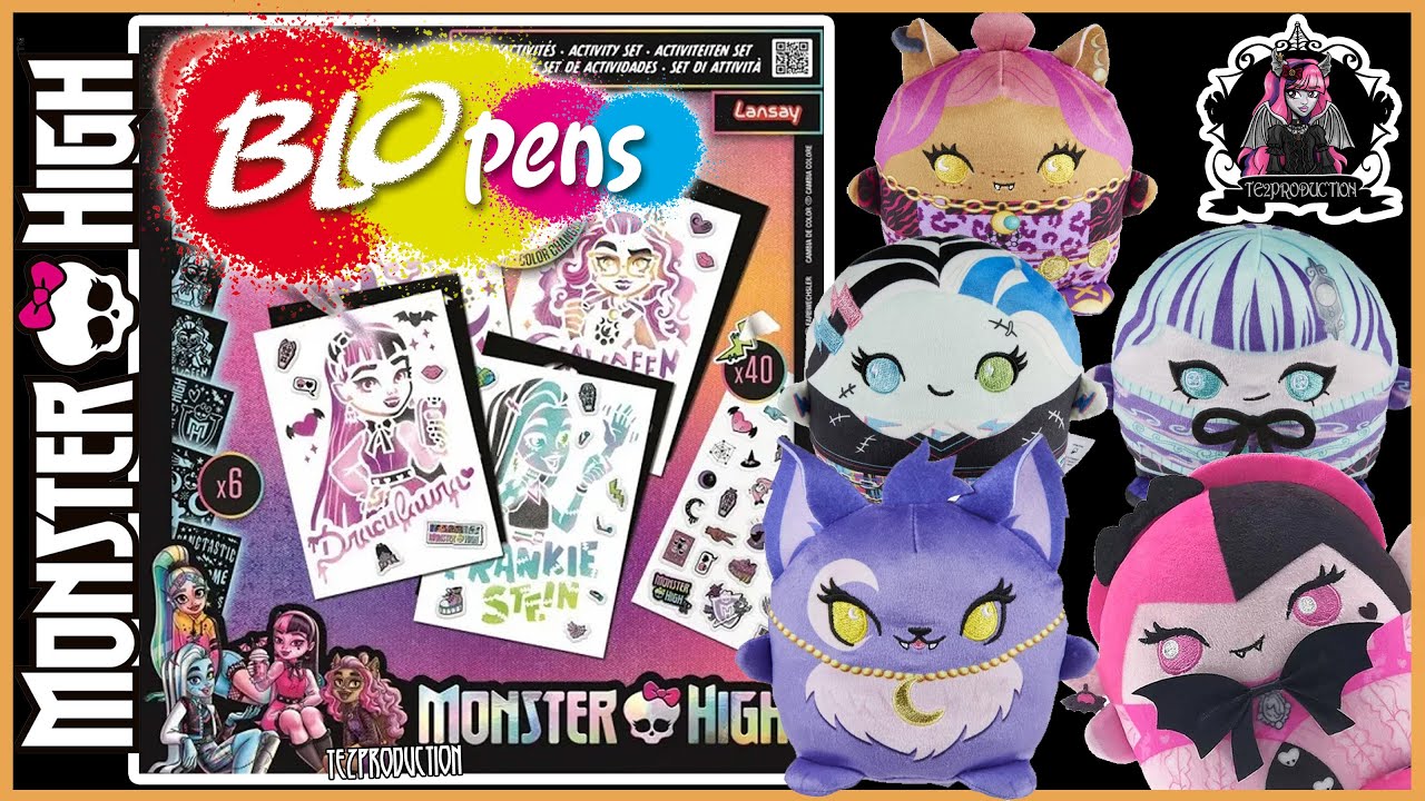 MONSTER HIGH BLOPENS + PELUCHES CUUTOPIA - YouTube