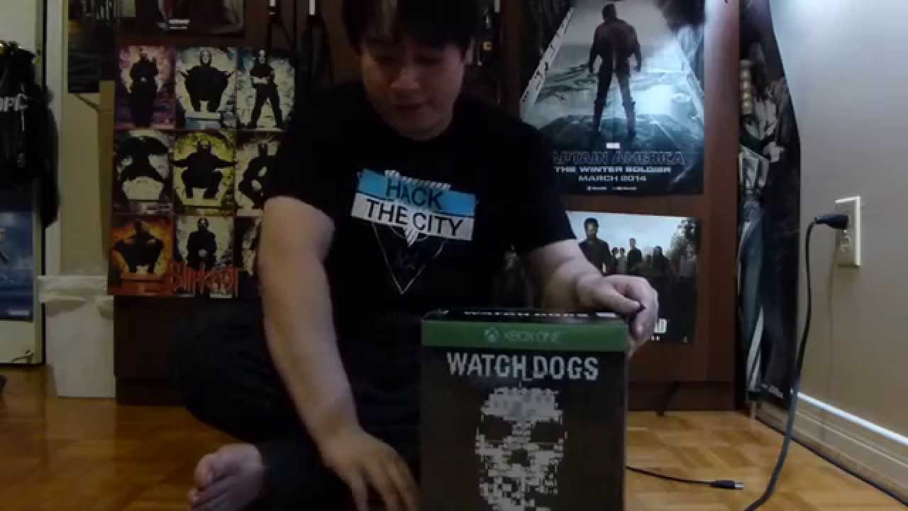 Watch Dogs Limited Edition Unboxing Xbox One - YouTube