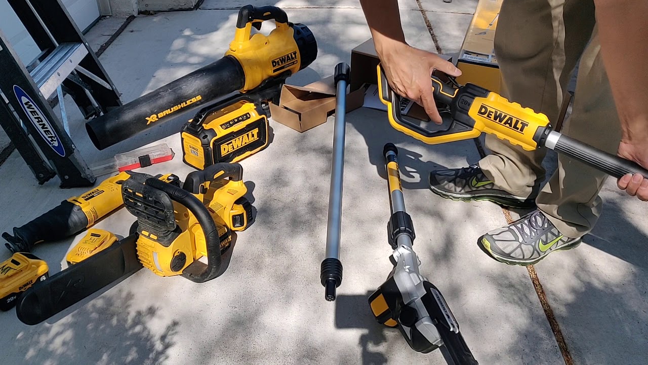 Unboxing the DeWalt 20v polesaw DeWalt DCPS620B - YouTube