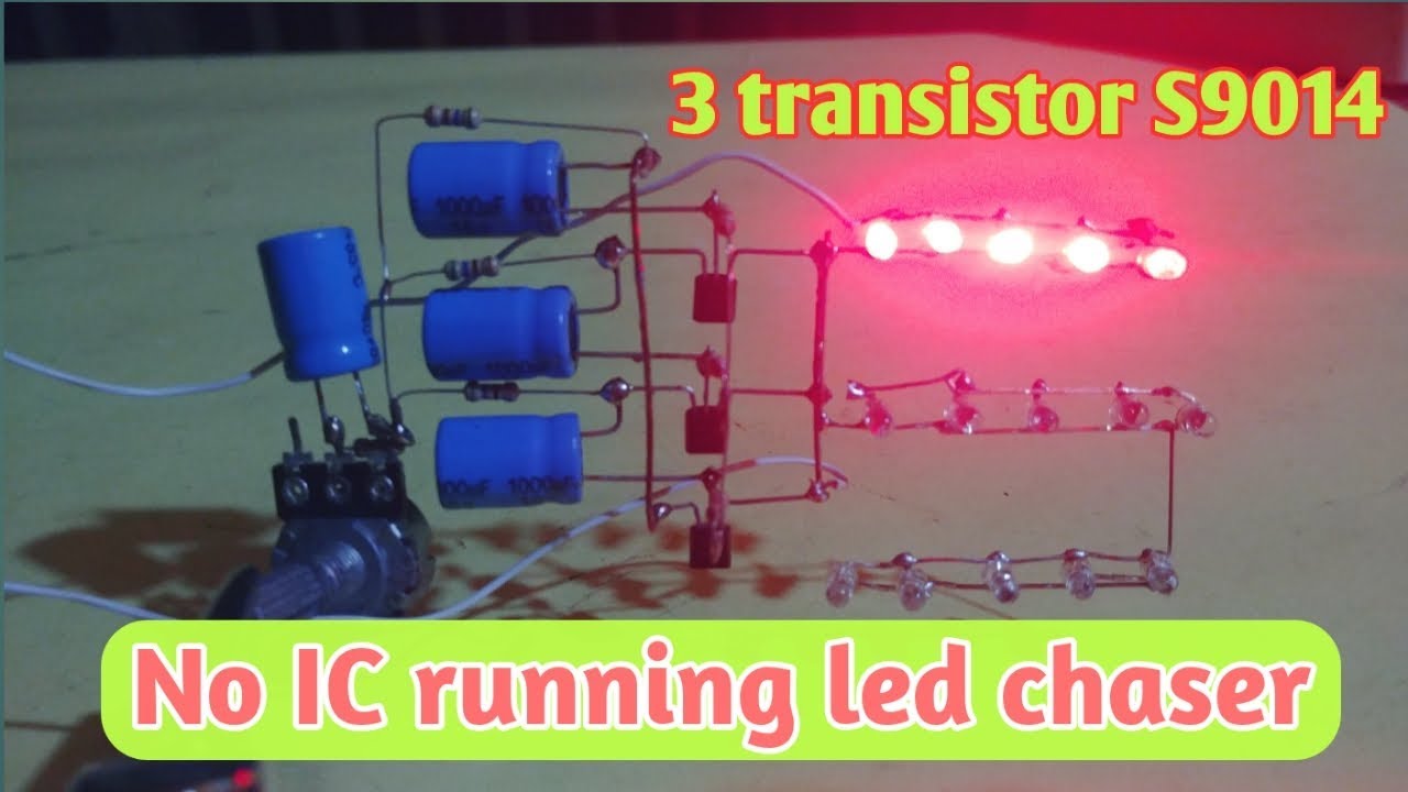 Cara membuat running led tanpa IC - YouTube