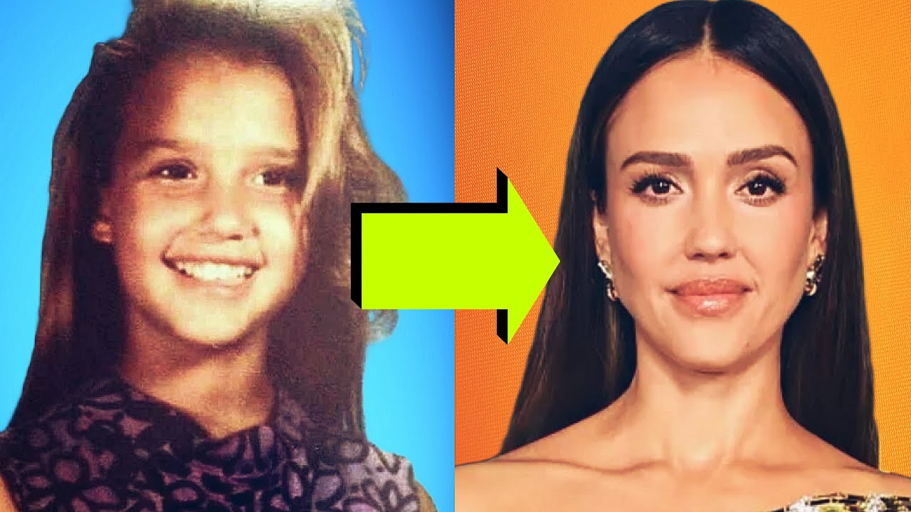 Transformation Jessica Alba From 13 To 43 Years Old Youtube