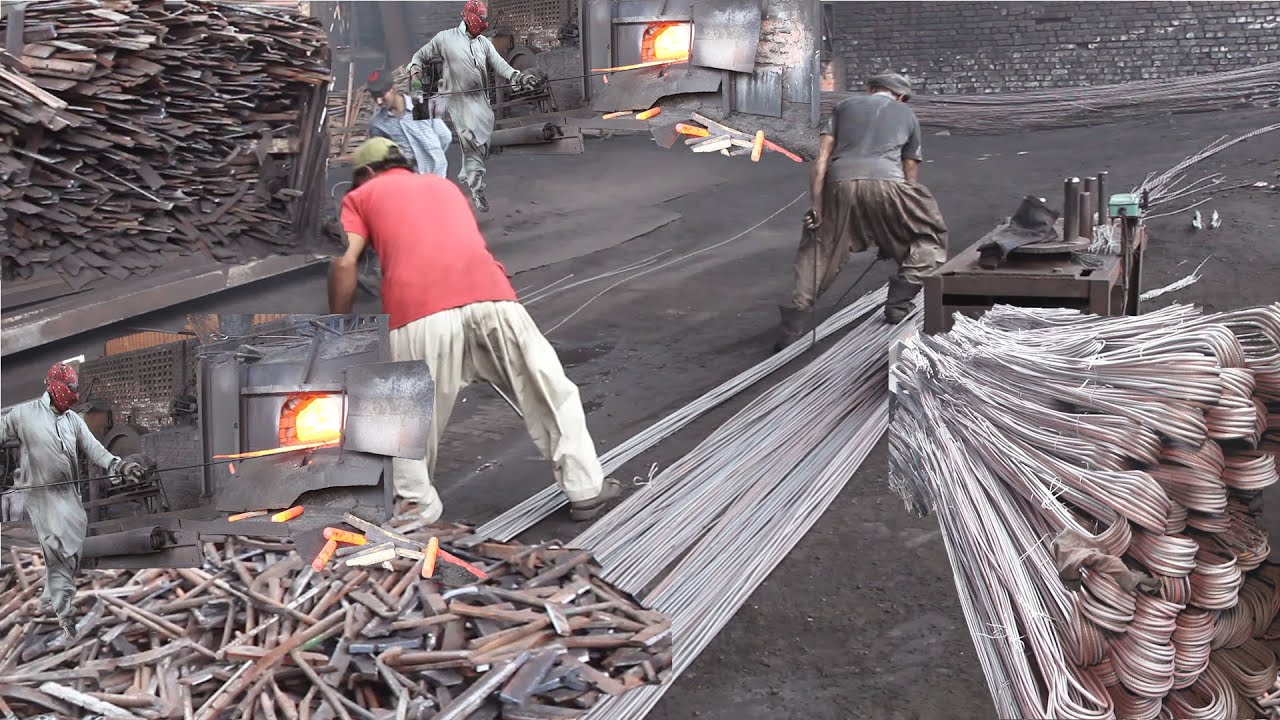 Amazing Coil Mill | Mass Production of Iron Rod Factory Process | How ...