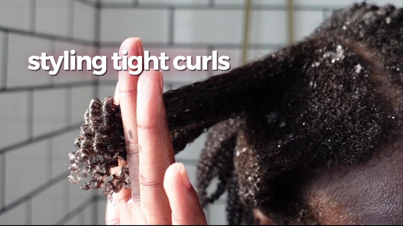How I Style & Maintain My Tight Curls - YouTube