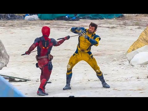 Deadpool 3,2024,Wolverine vs Deadpool fight scene - YouTube