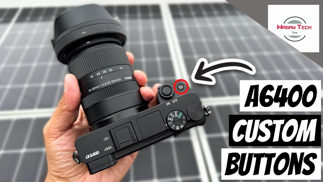 How to Setup Custom Buttons on Sony a6400 📸 📸 📸 | Setup Custom Keys on ...