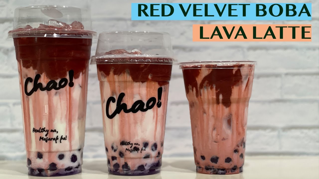 RED VELVET LAVA LATTE - RECIPES FOR 12, 16 & 22OZ CUPS - YouTube