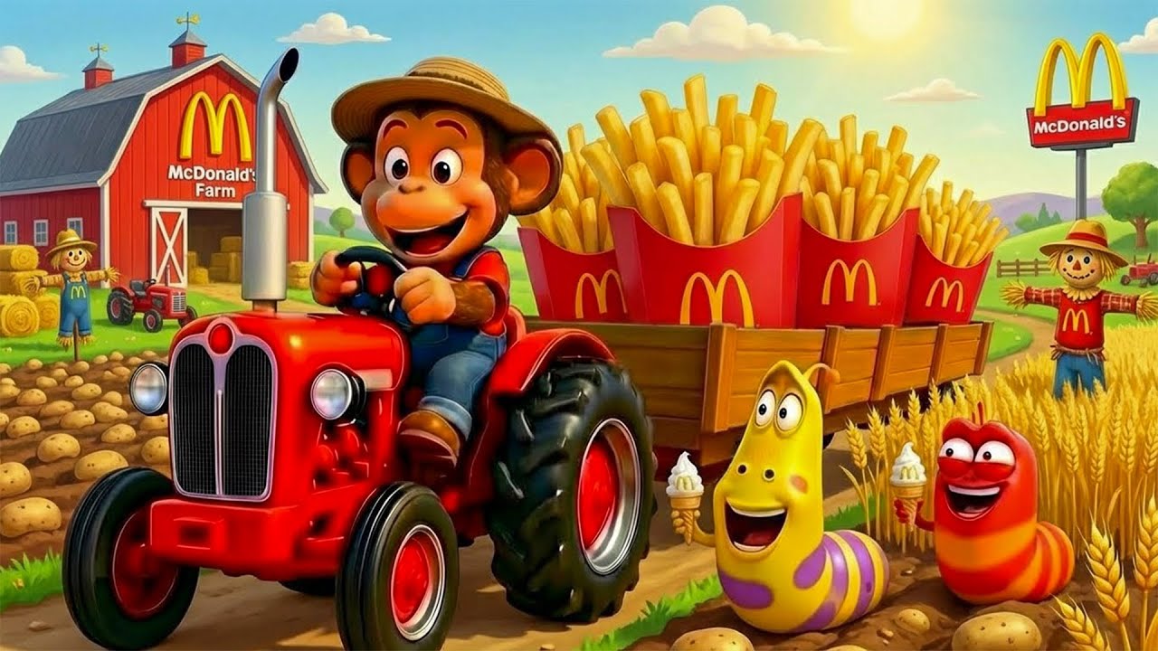 Monkey Cartoon Funny: WOW! Minions Grow Pizza, Hotdogs and Fries on ...