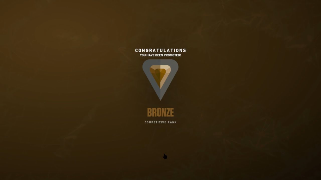 Congratulations You Have Been Promoted to Bronze (Valorant) - YouTube