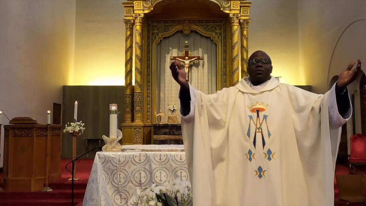 April 15, 2020 Daily Mass - Our Lady of Angels Catholic Church - YouTube