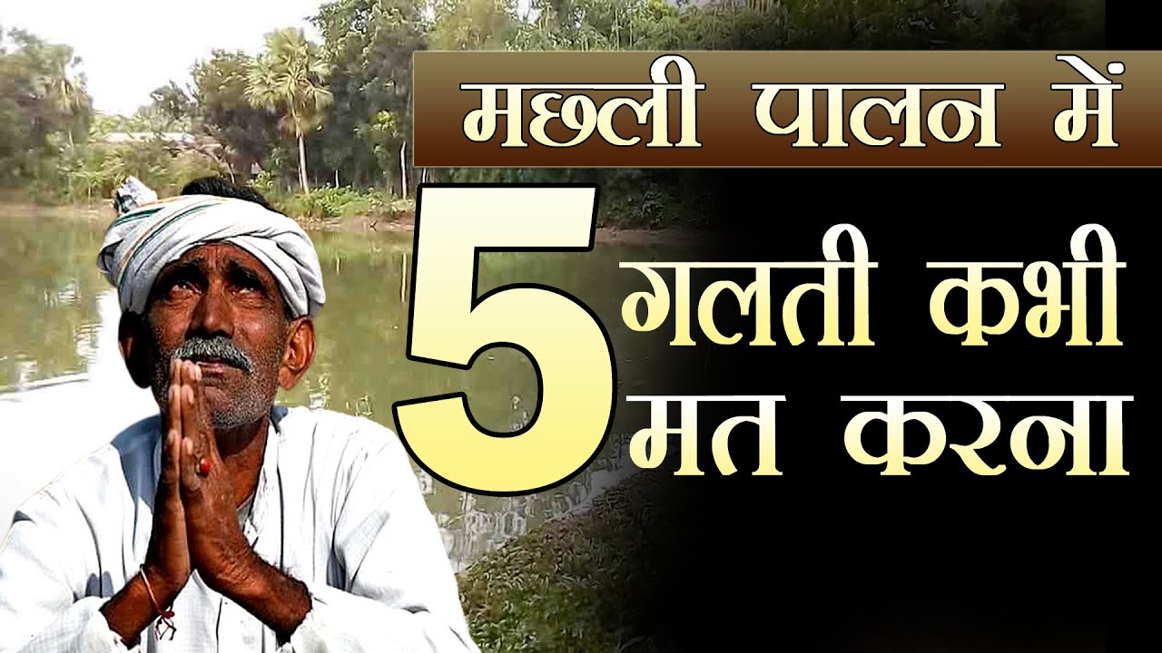 Fish Farming में 5 गलती कभी मत करना -Don't Do 5 Mistakes in Fish ...