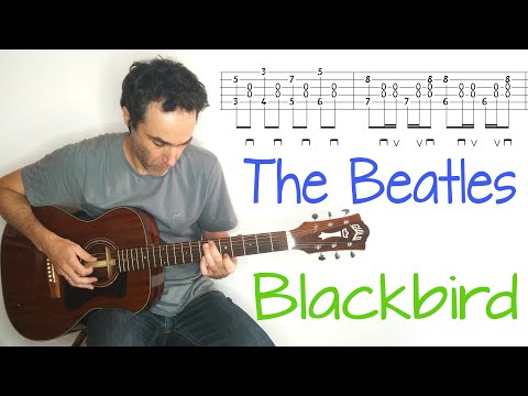 Blackbird - The Beatles - full, complete & accurate guitar lesson ...