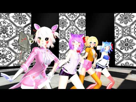 [MMD FNAF] Shake It Off (Mangle+Cindy+Toy Chica+Candy)  [ИЗМЕНЕННО!!!]