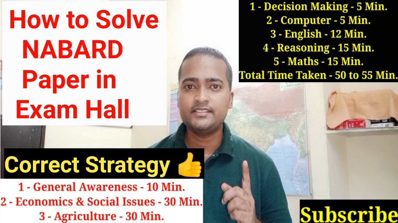 NABARD Grade A Exam Paper Strategy || How to Clear NABARD Grade A Exam ...