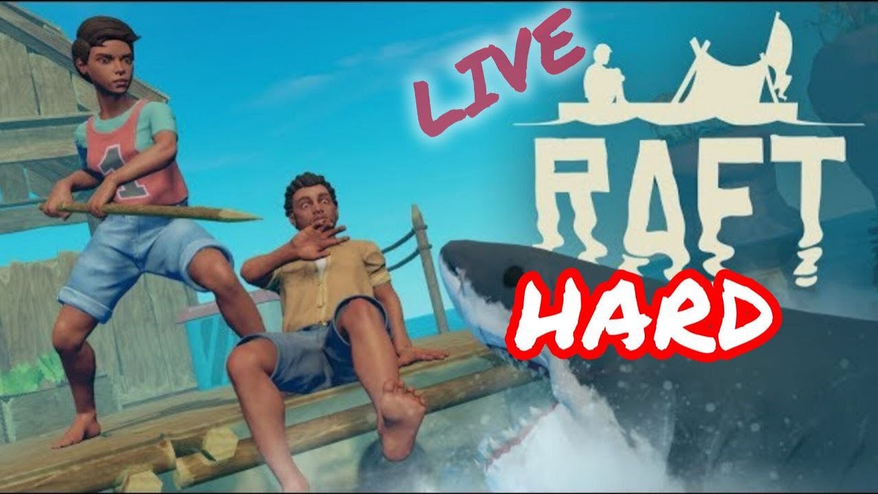 LIVE LAGI SETELAH INET DI HACK - RAFT HARD MODE - YouTube