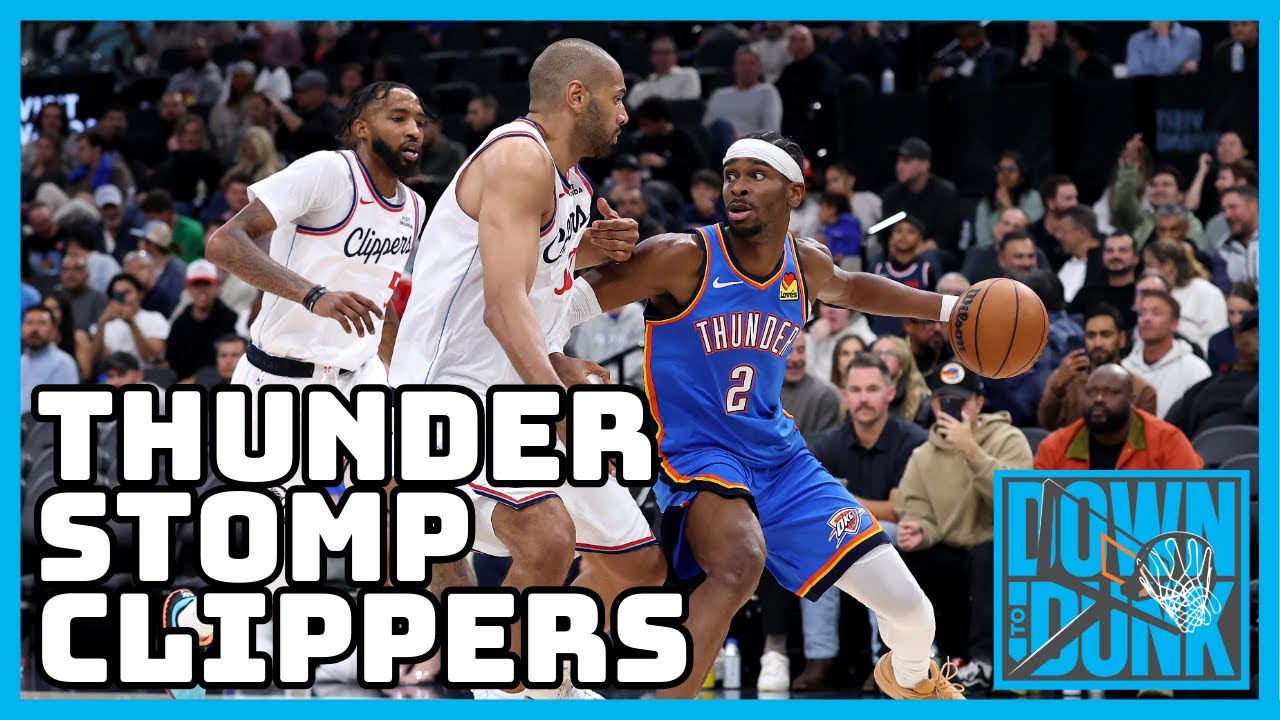 Thunder STOMP Clippers, move to 8-0 - YouTube