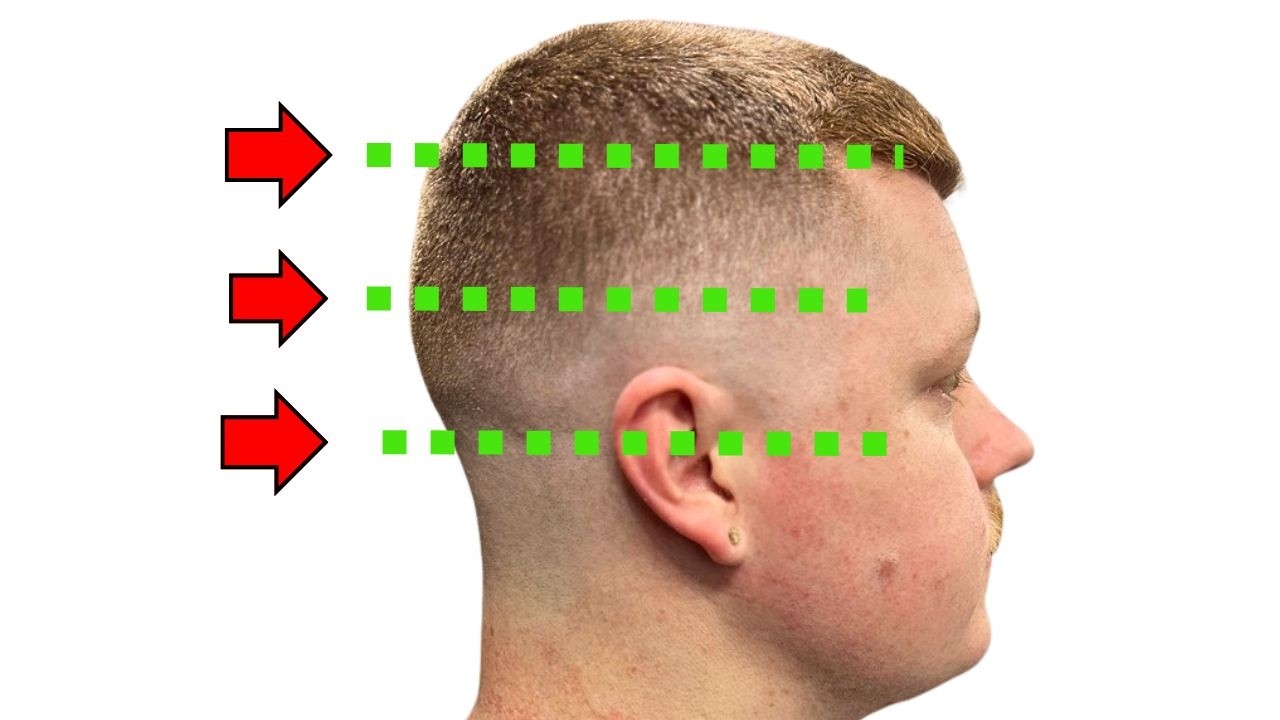 Easy Mid Fade On Red Hair - 5 Minute Barber Tutorial - YouTube
