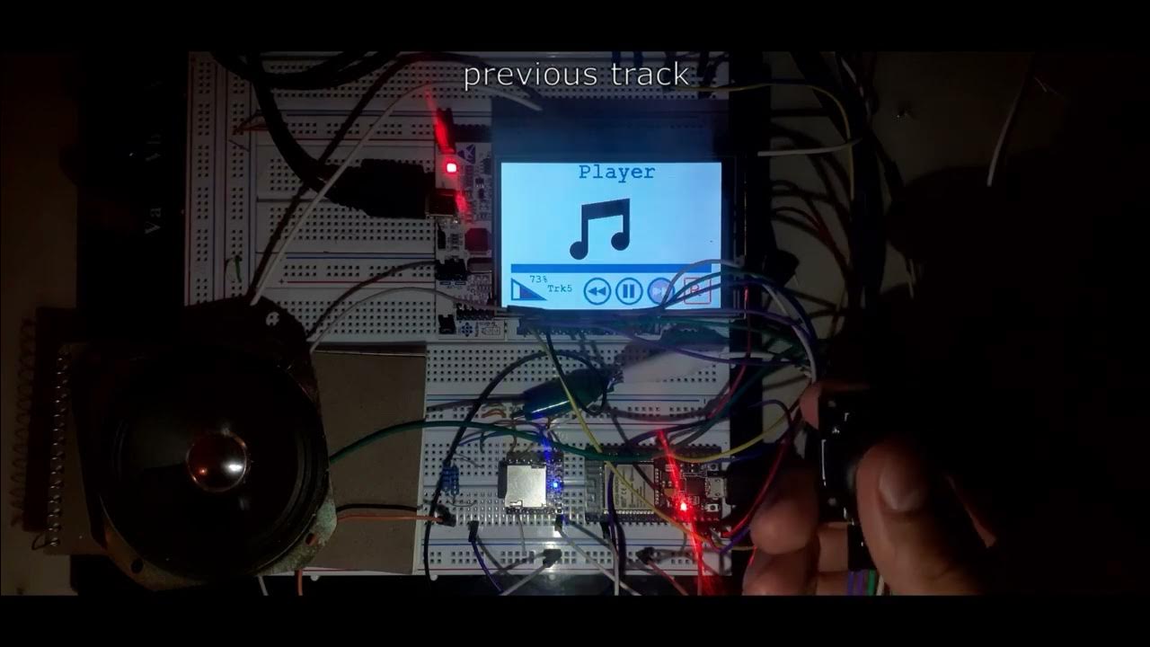 Music Player application (STM32 + ESP32 + DF player mini) - YouTube