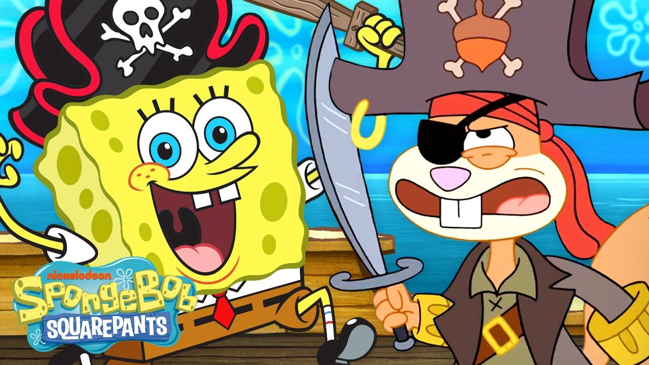 Ahoy Matey! SpongeBob’s Best Pirate Scenes Ever! 🐠⚓ ...