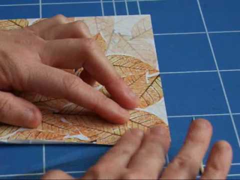 Paper distressing techniques - YouTube