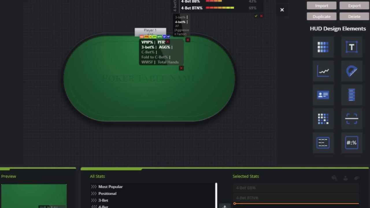 New Beta of DriveHUD Poker HUD Designer - YouTube