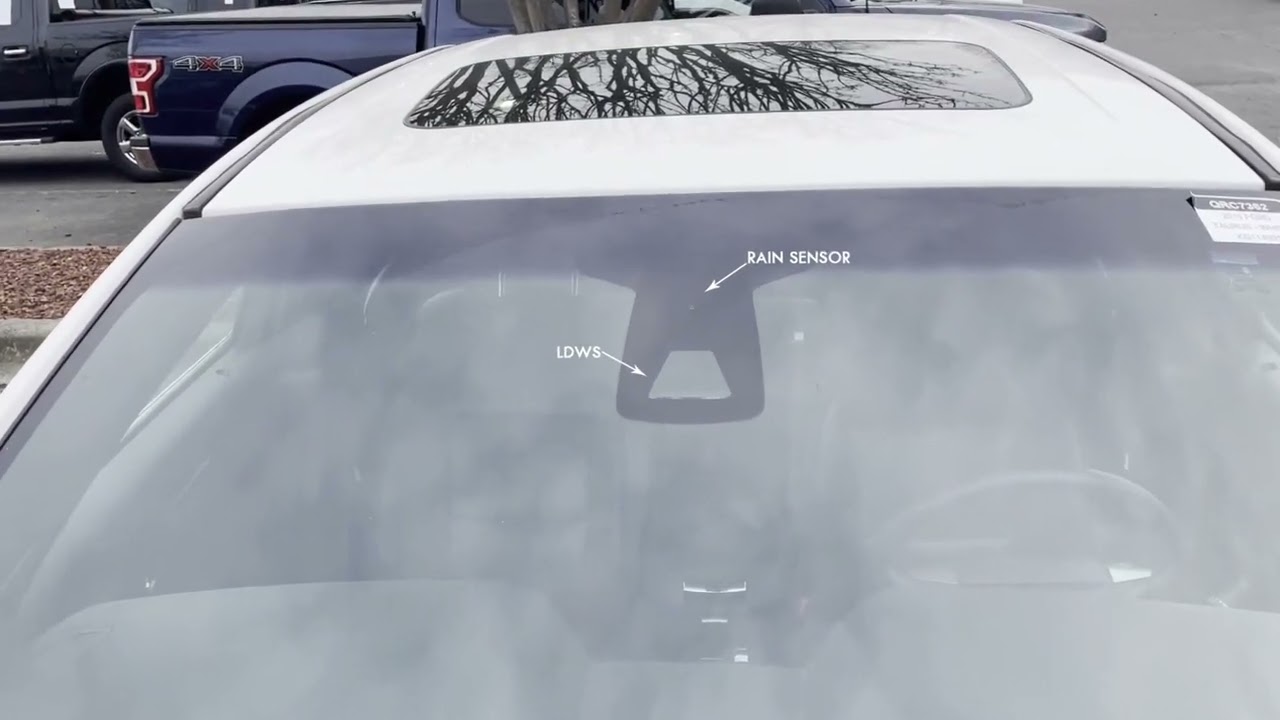 FG1Z5403100B Ford Taurus ACI Rain Sensor LDWS Solar Windshield - YouTube