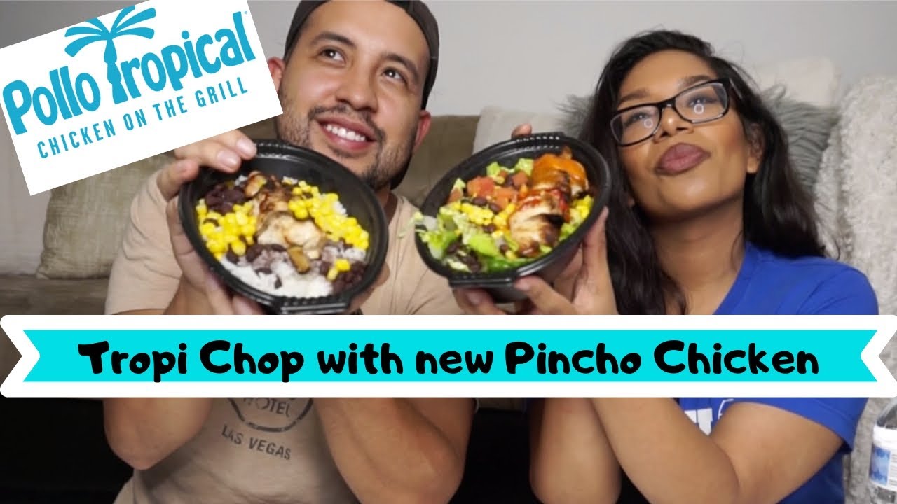 Pollo Tropical Tropi Chop Pincho Chicken! - YouTube