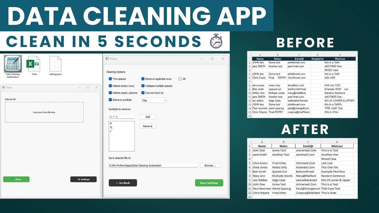 Clean Excel Files in Seconds with This Drag & Drop Tool (No Code Needed ...