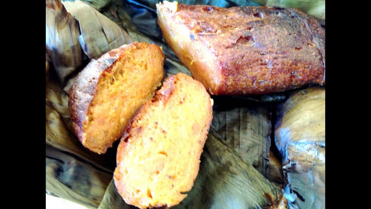 Gâteau de banane plantain || Adapted Epitse (Plantain baked in leaves ...