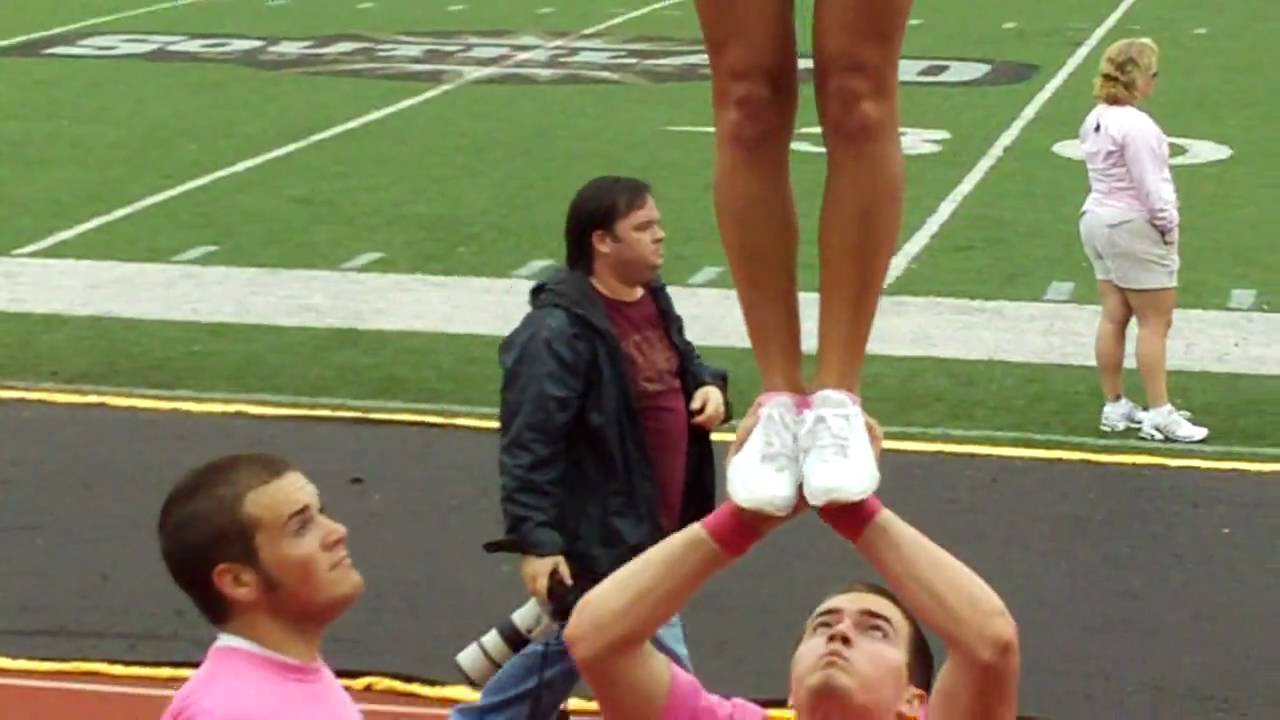 Texas State Co-Ed Cheer 10-10-2009(2) - YouTube