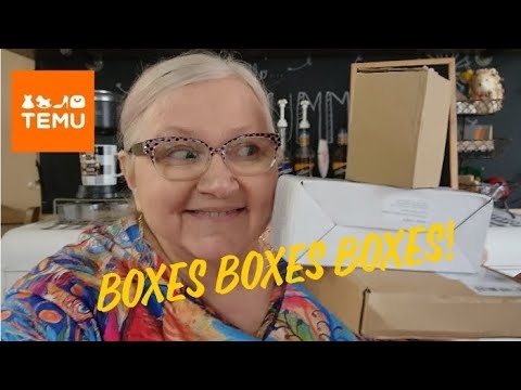 Boxes, Boxes. What's In The Boxes Temu Haul - YouTube