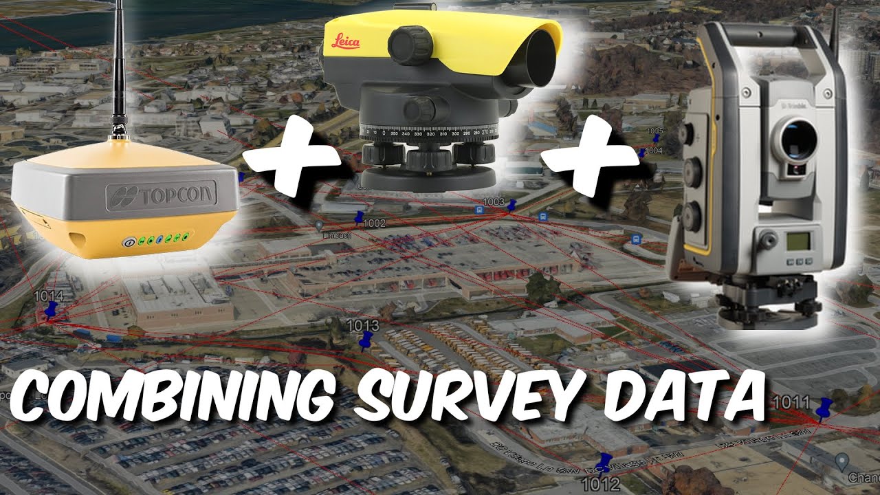 Combining Total Station, GPS & Levelling Survey Data - YouTube